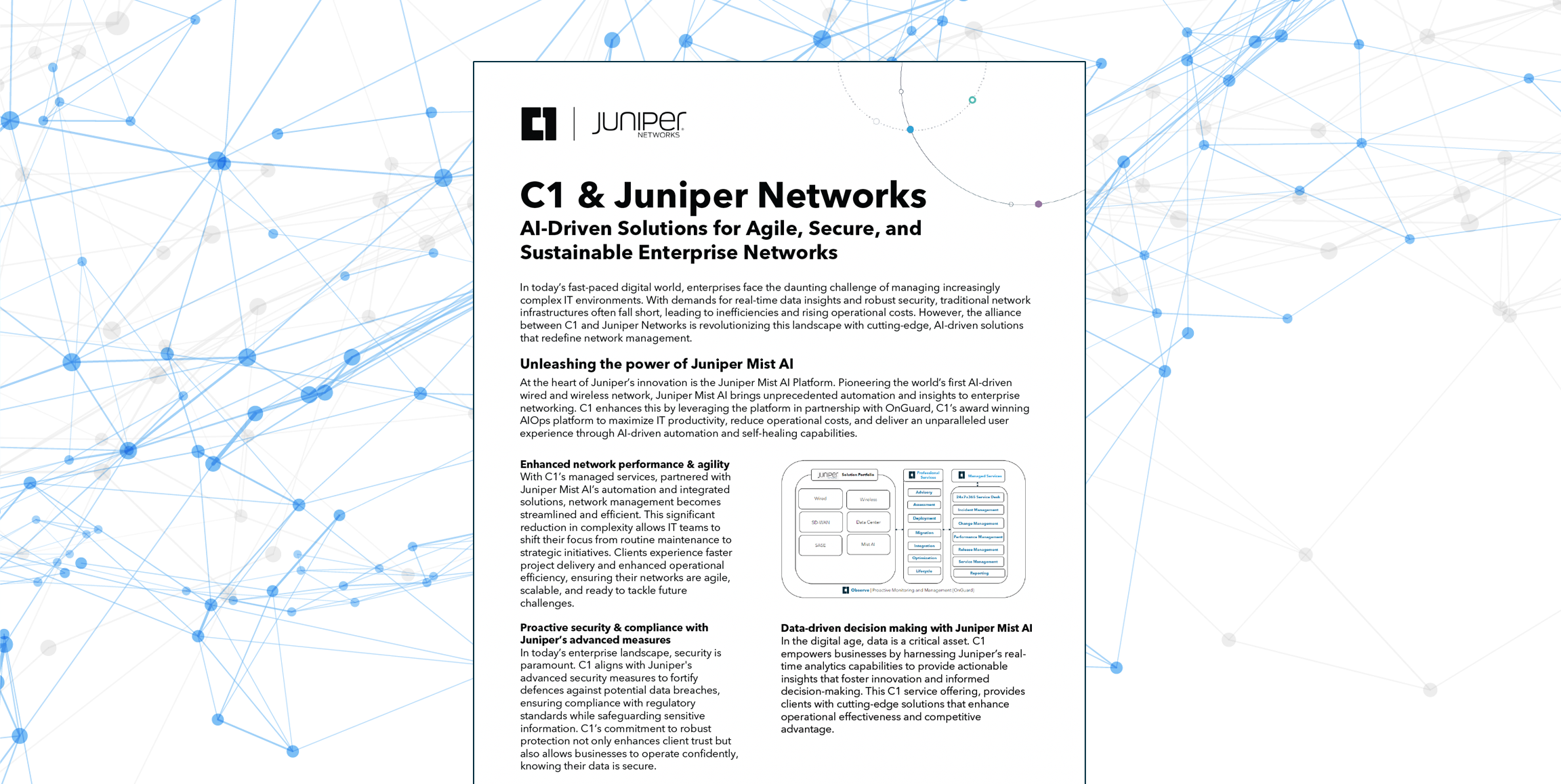 Datasheet | C1 & Juniper Networks